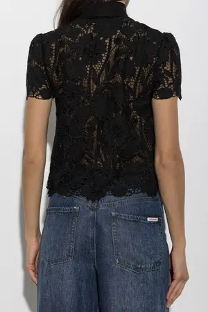 SELF-PORTRAIT Lace Top With Pockets