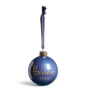 Harrods 2026 Year Bauble - Navy