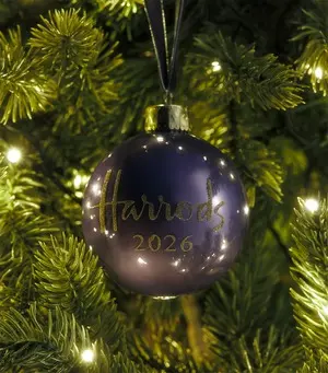 Harrods 2026 Year Bauble - Navy
