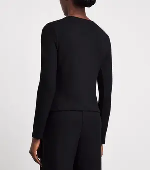 LESET Lauren Classic Jersey Cardigan