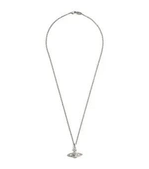 VIVIENNE WESTWOOD Mini Bas Relief Orb Necklace - Silver