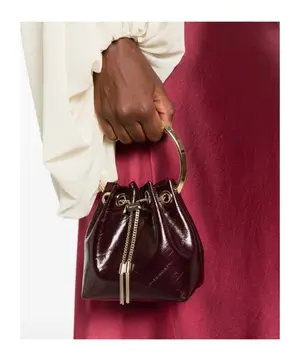 JIMMY CHOO Drawstring Shoulder Bag