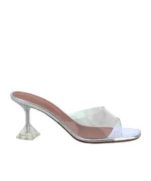 Amina Muaddi Clear High-heeled Sandals