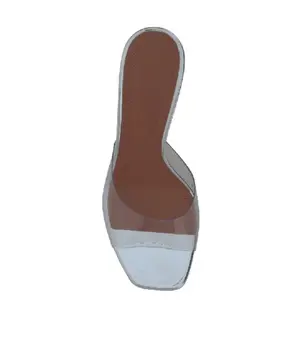 Amina Muaddi Clear High-heeled Sandals