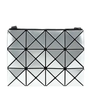 Issey Miyake Lucent Zipped Crossbody Bag - Silver