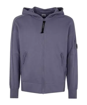 C.P. COMPANY Fleece Hooded Sweatshirt - Gray