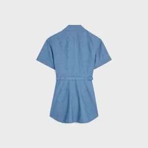 Celine Dress In Cotton Denim