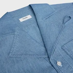 Celine Dress In Cotton Denim