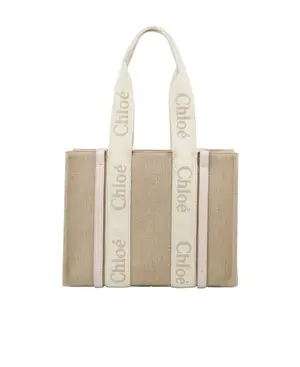 Chloé Logo-tape Detail Tote Bag