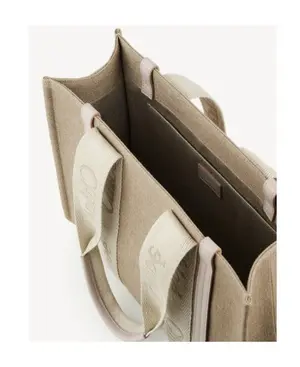 Chloé Logo-tape Detail Tote Bag