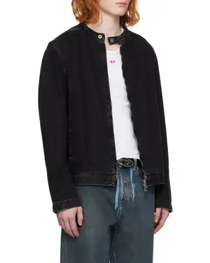 DIESEL® D-glory Denim Moto Jacket