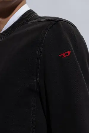 DIESEL® D-glory Denim Moto Jacket
