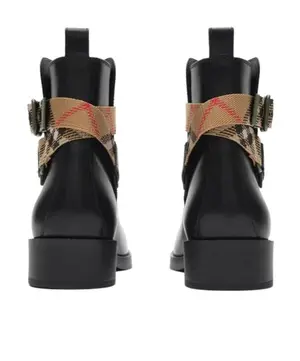Burberry Leather Huntley Boots