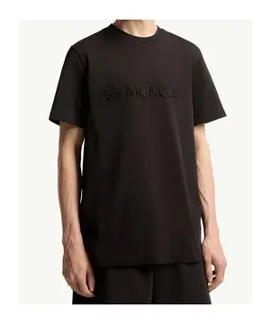 Moncler Logo Patch Crewneck T-shirt