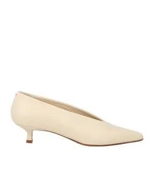 AeydĒ Clara Pointed Toe Slip-on Pumps - Nude