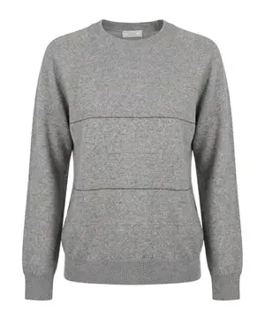 Peserico Round Neck Sweater - Gray