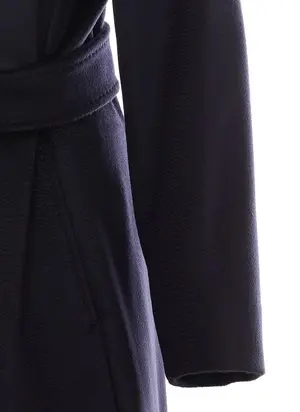 Max Mara Belted Coat - Blue