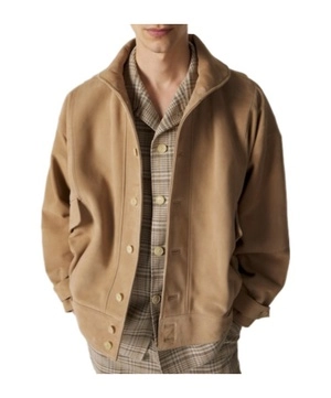 Auralee Suede Blouson Jacket
