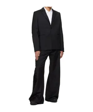 HELIOT EMIL Vibraxis Long-sleeved Wool Blazer