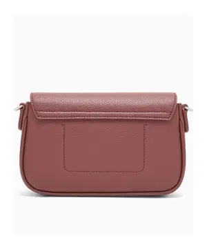 Emporio Armani Wallet On Chain With Pebbled Texture And Adjustable Strap