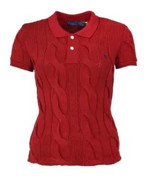 Polo Ralph Lauren Cable Knit Polo Shirt