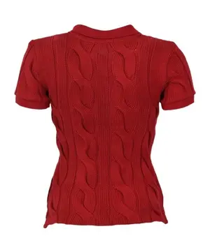 Polo Ralph Lauren Cable Knit Polo Shirt