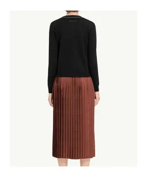MAISON MARGIELA Contrast Trim Wool Blend Knit Jumper