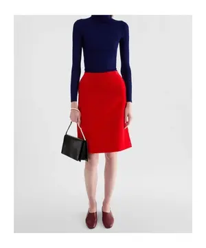 JIL SANDER Lightweight Wool High-neck Sweater