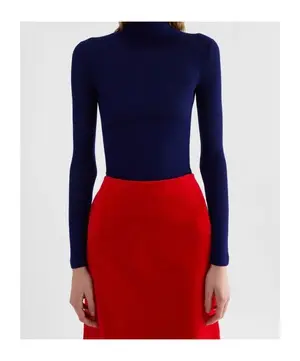JIL SANDER Lightweight Wool High-neck Sweater