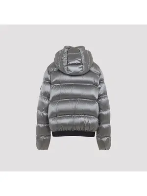 Moncler Sensation Hooded Down Jacket - Silver
