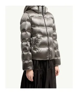 Moncler Sensation Hooded Down Jacket - Silver
