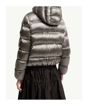 Moncler Sensation Hooded Down Jacket - Silver