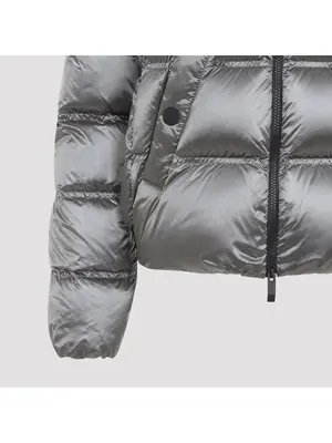 Moncler Sensation Hooded Down Jacket - Silver