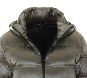 Moncler Sensation Hooded Down Jacket - Silver