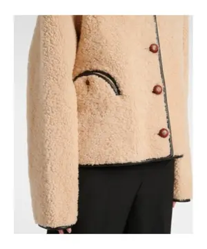 BLAZÉ MILANO Reversible Lamb Fleece Coat