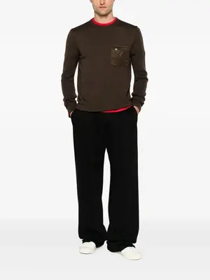 Prada Pocket-detailed Crewneck Jumper