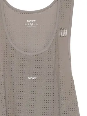 Satisfy Space O Perforated Performance Tank Top