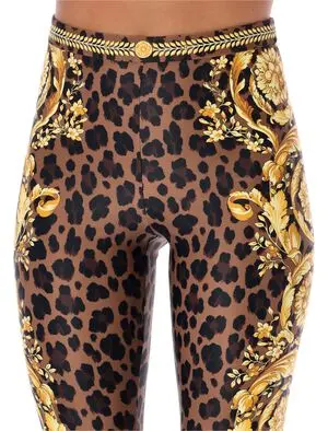 Versace Barocco-printed Leggings