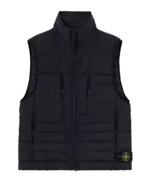 Stone Island Down Vest With Anti-drop Finish