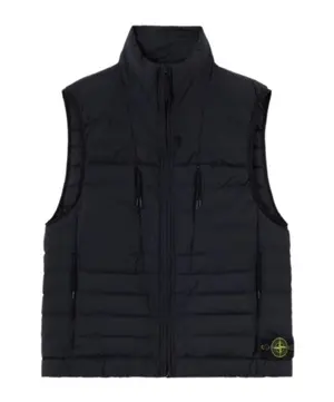 Stone Island Padded Down Vest - Blue