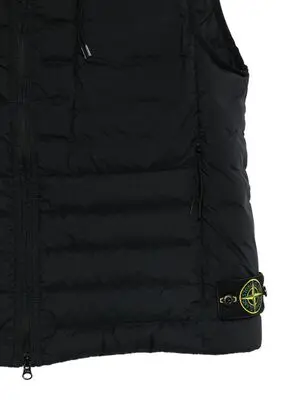 Stone Island Padded Down Vest - Blue
