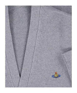 VIVIENNE WESTWOOD Orb Button-up Cardigan - Gray