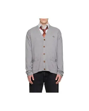 VIVIENNE WESTWOOD Orb Button-up Cardigan - Gray