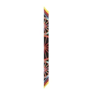 Dolce & Gabbana 6x100 Carretto-print Silk Twill Bandeau - Multicolor