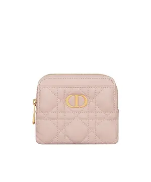 Dior Zipper Wallet - Nude