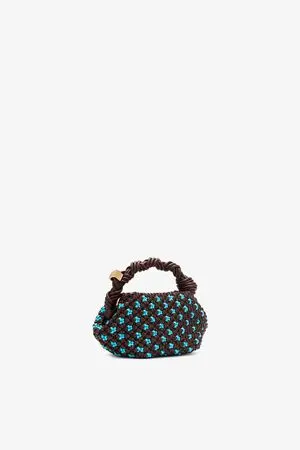GANNI Braided Mini Bag - Black