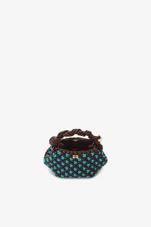 GANNI Braided Mini Bag - Black