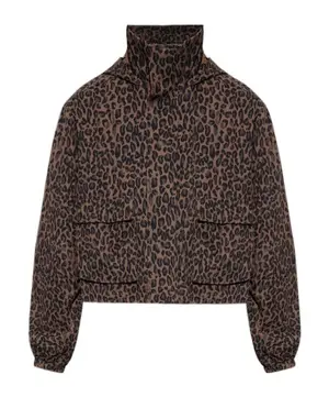 The Upside Ludlow Ace Shell Jacket - Leopard