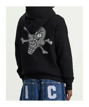 ICECREAM Glitter Running Dog Zip Through Hood