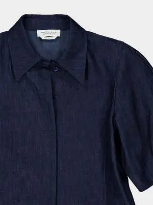 Gabriela Hearst Sansi Puffed-sleeve Top